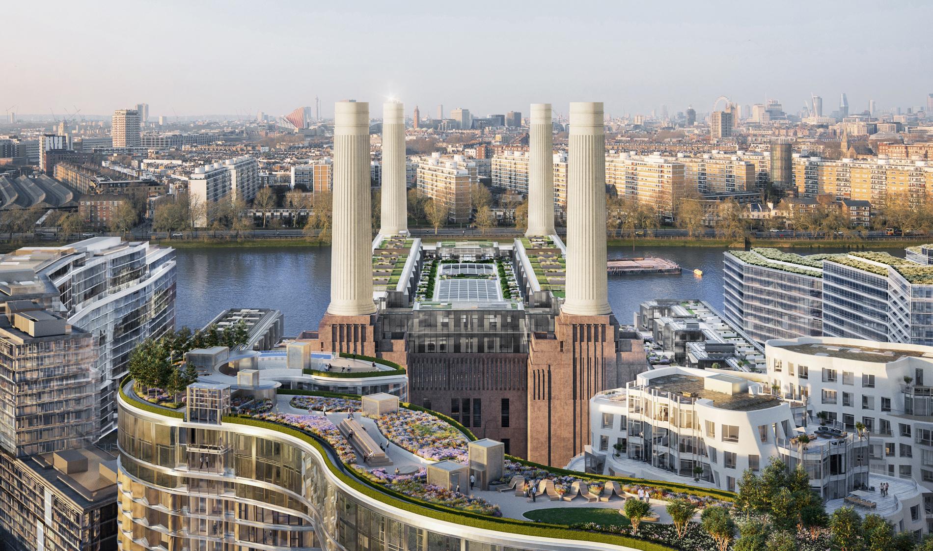 Behemoth Regeneration Project at London’s Battersea Power Station Unveils