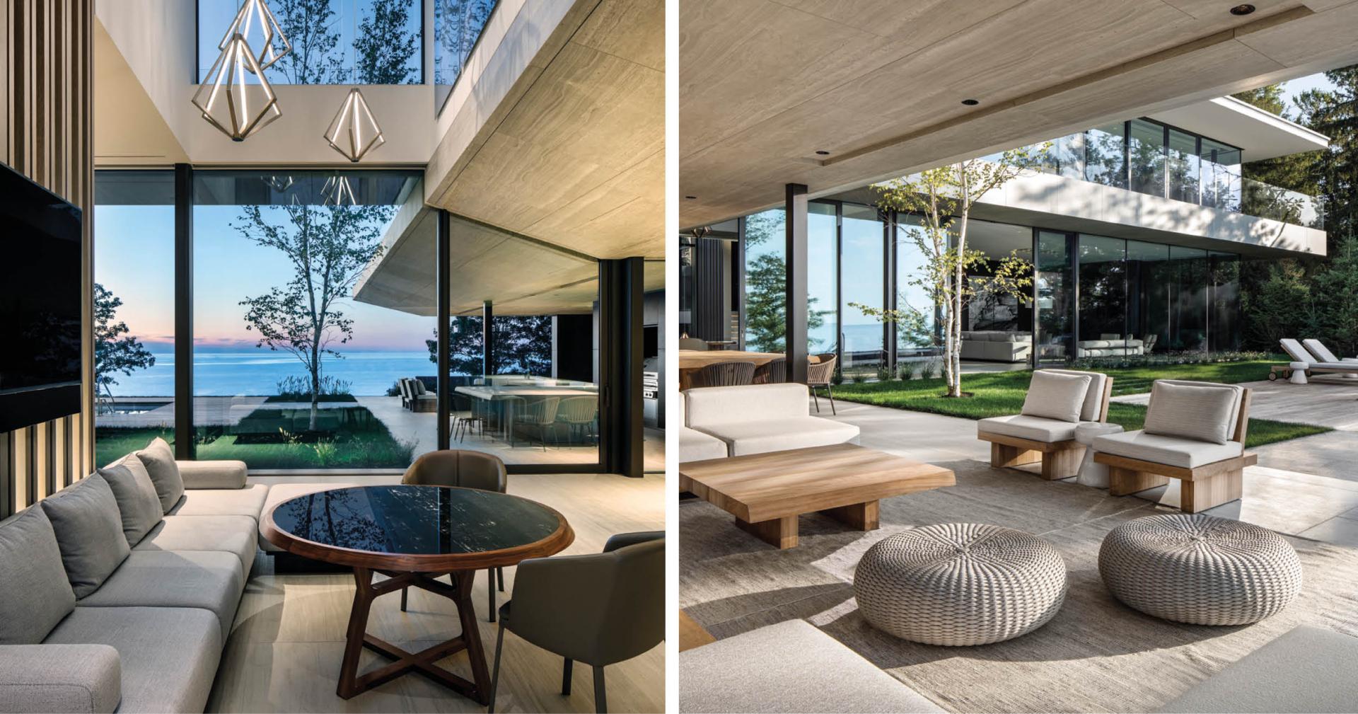 This Canada Home is Unobtrusive and Set Respectfully within its Environment