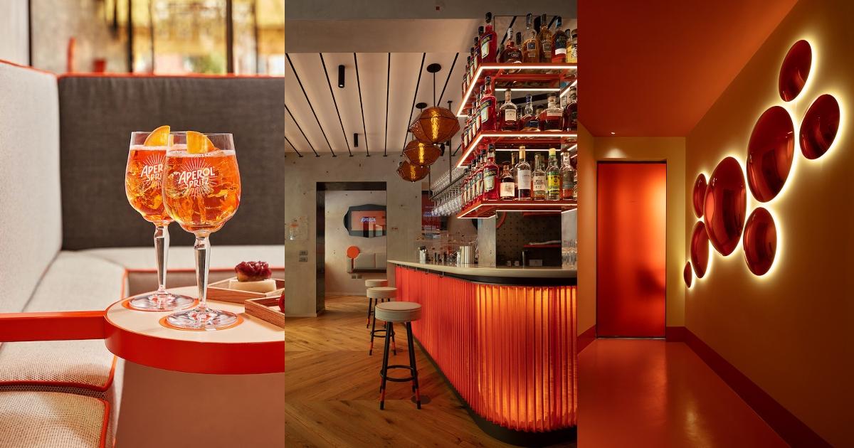 Terrazza Aperol Combines Venetian Roots with the Iconic Orange Colour